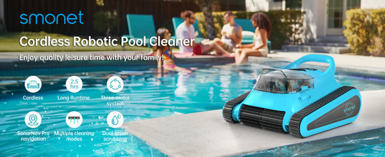 Smonet CR6 Pro Auto pool vacuum robotic丨Smonet Robot